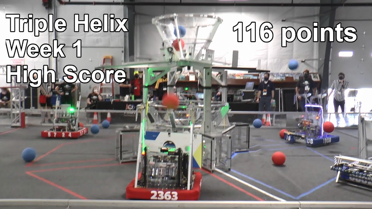 Triple Helix week 1 high scoring match, 116 points - YouTube