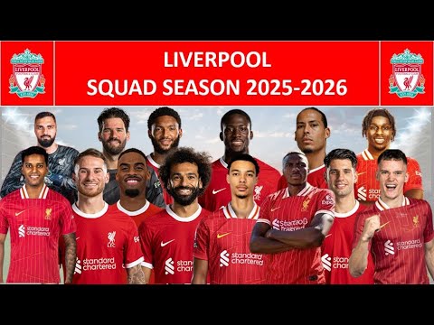 LIVERPOOL POSSIBLE SQUAD SEASON 2025/26 WITH TARGETS, SIGNINGS ...