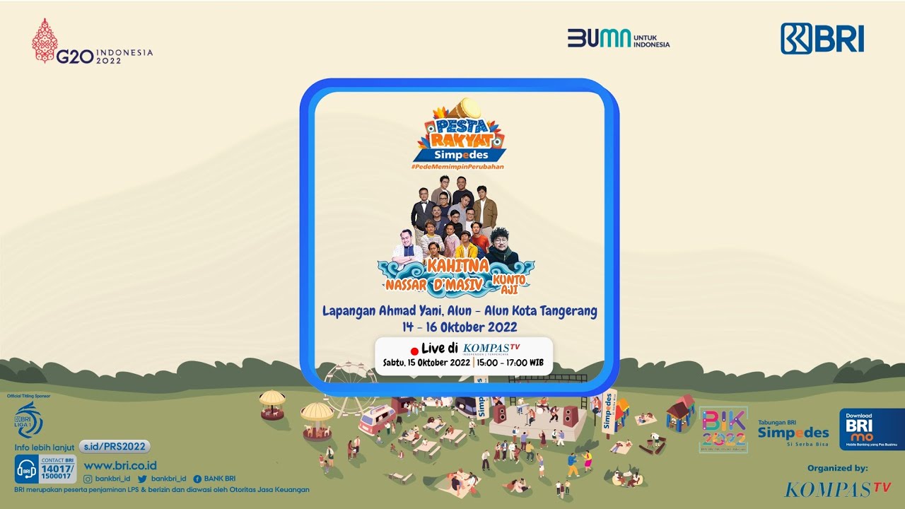 Pesta Rakyat Simpedes 2022 - Tangerang - YouTube