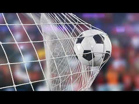 Beautiful Soccer Slow Motion Concept of the Ball flying into Goal Net ...