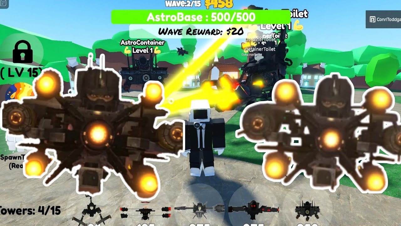 EP 77 Skibidi astro tower defense - YouTube