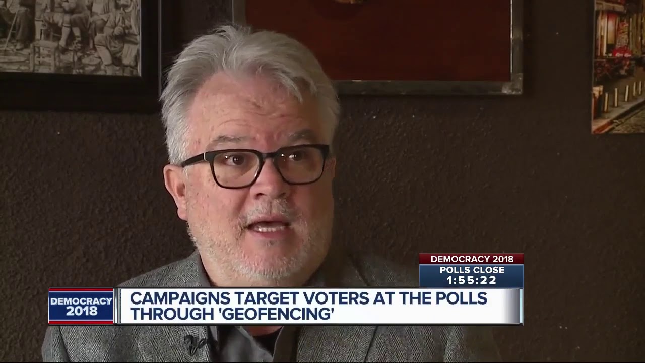 Campaigns target voters at the polls through geofencing - YouTube