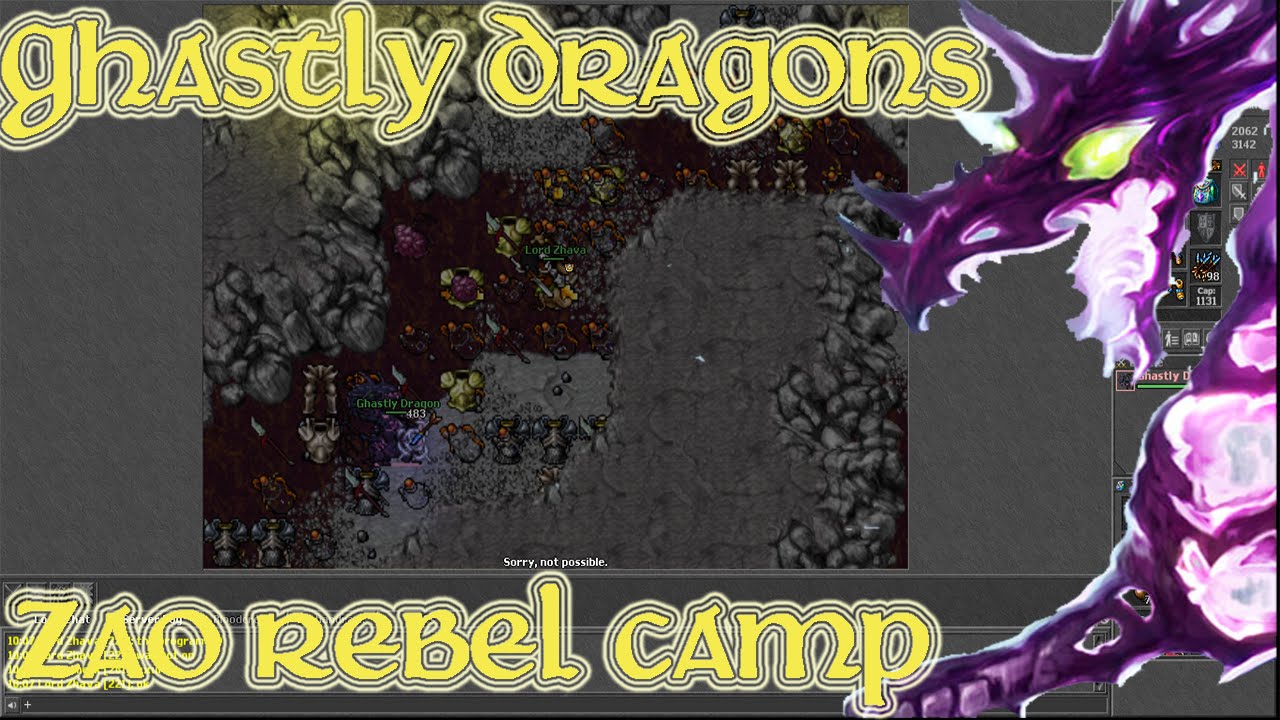 Tibia - Ghastly Dragons Tutorial - YouTube