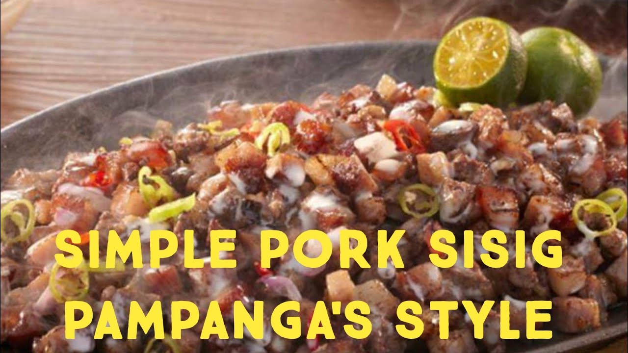 SISIG RECIPE PAMPANGA'S STYLE - YouTube