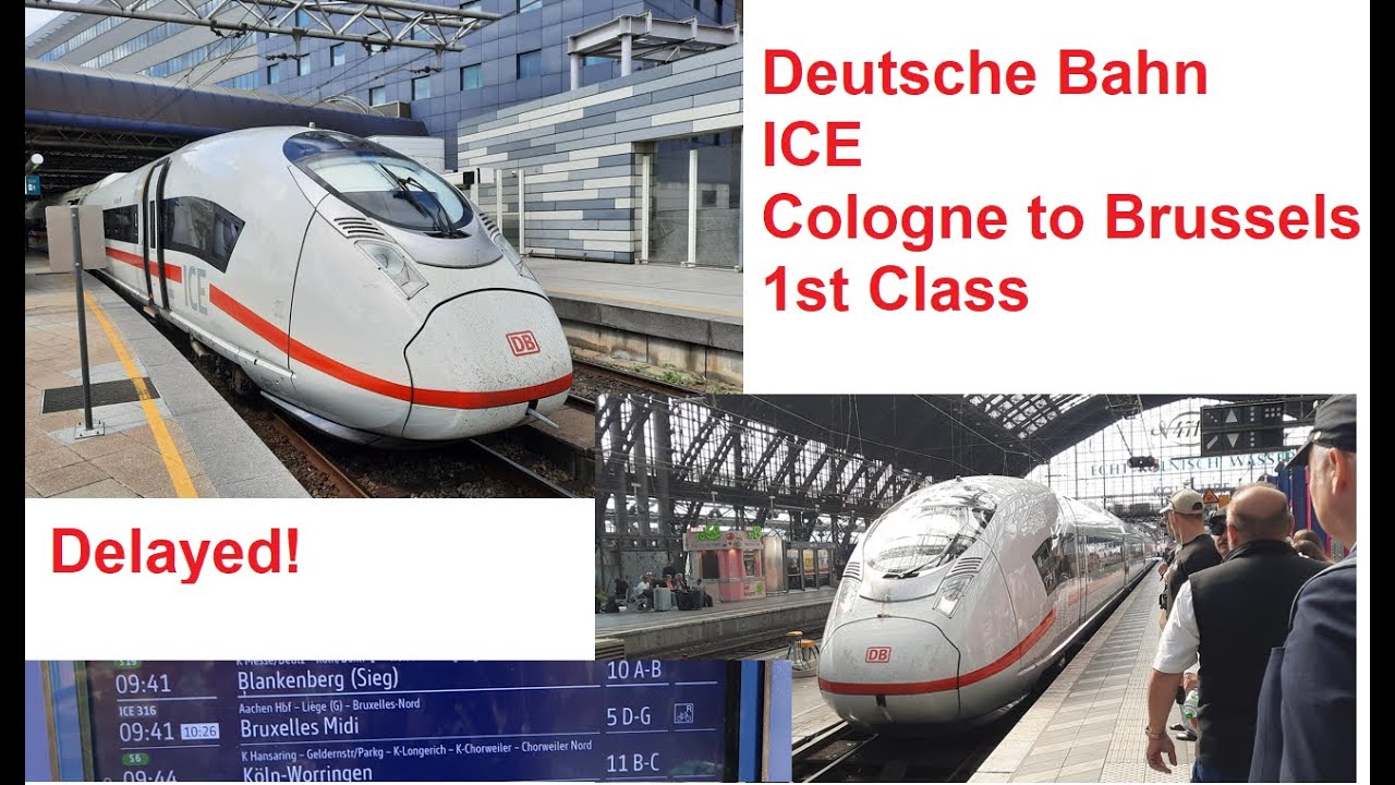Train Report: Cologne to Brussels, ICE First Class - YouTube