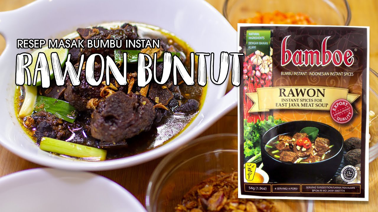 Rawon Buntut Bumbu Instan BAMBOE - YouTube