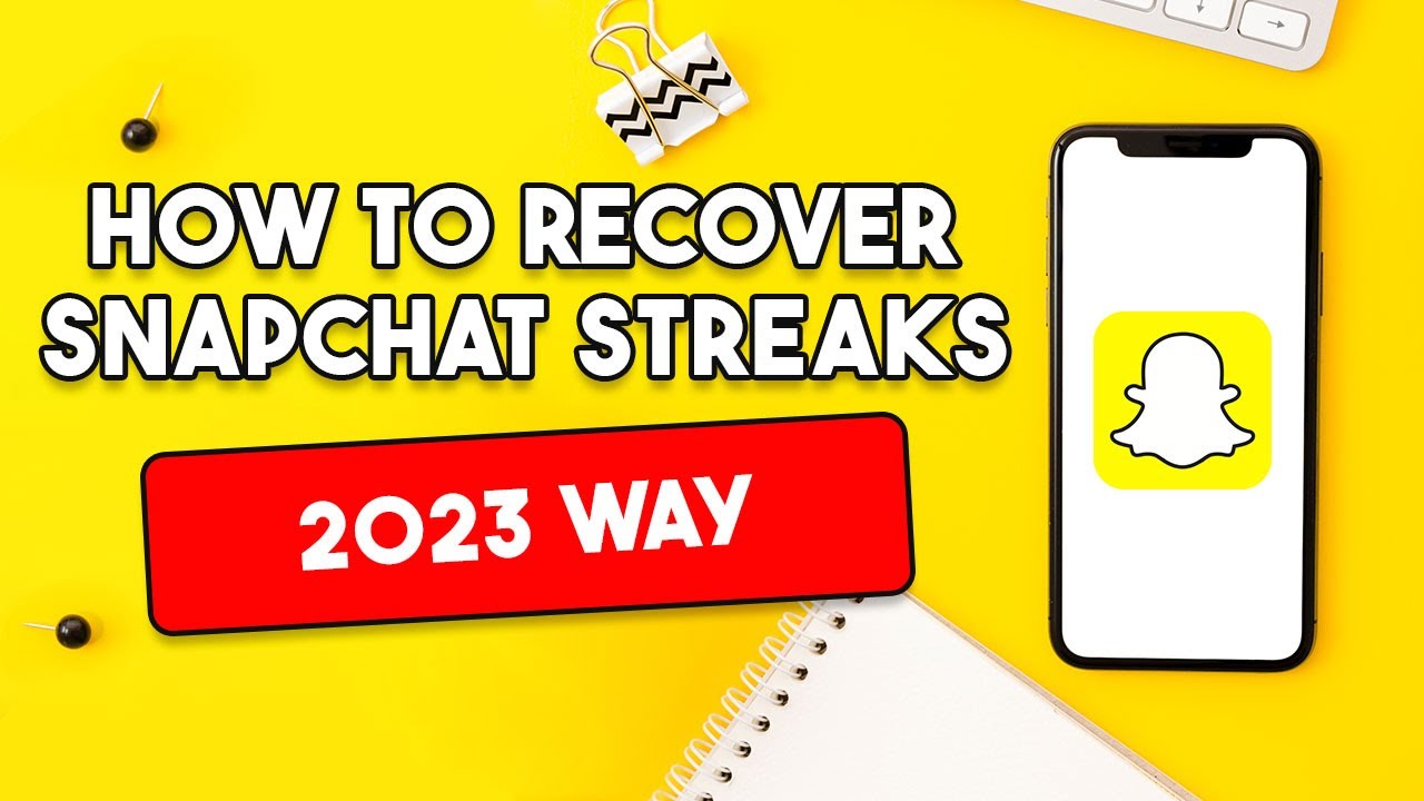 How To Recover Snapchat Streaks [2023 WAY] - YouTube