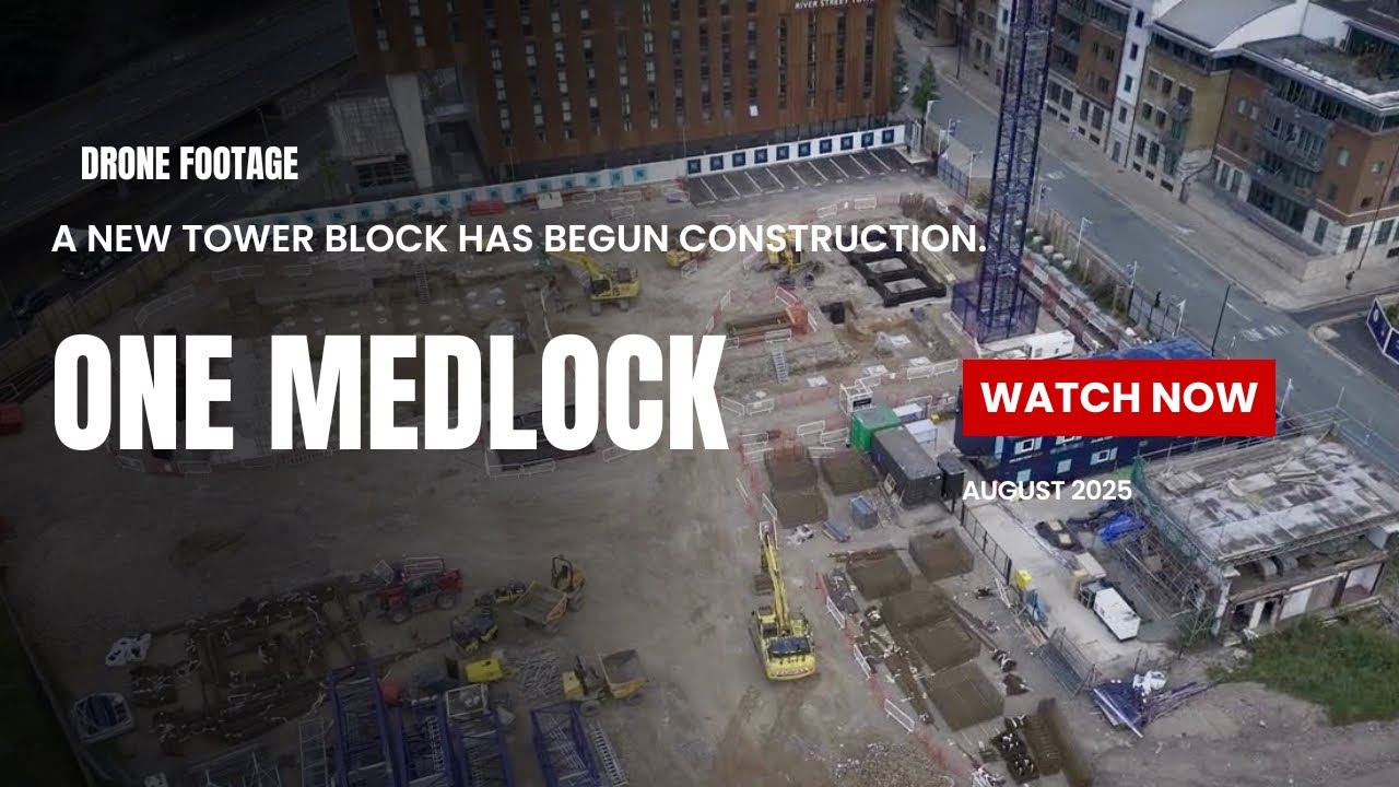 One Medlock Street Manchester 2025 | Drone Footage | Student Tower ...