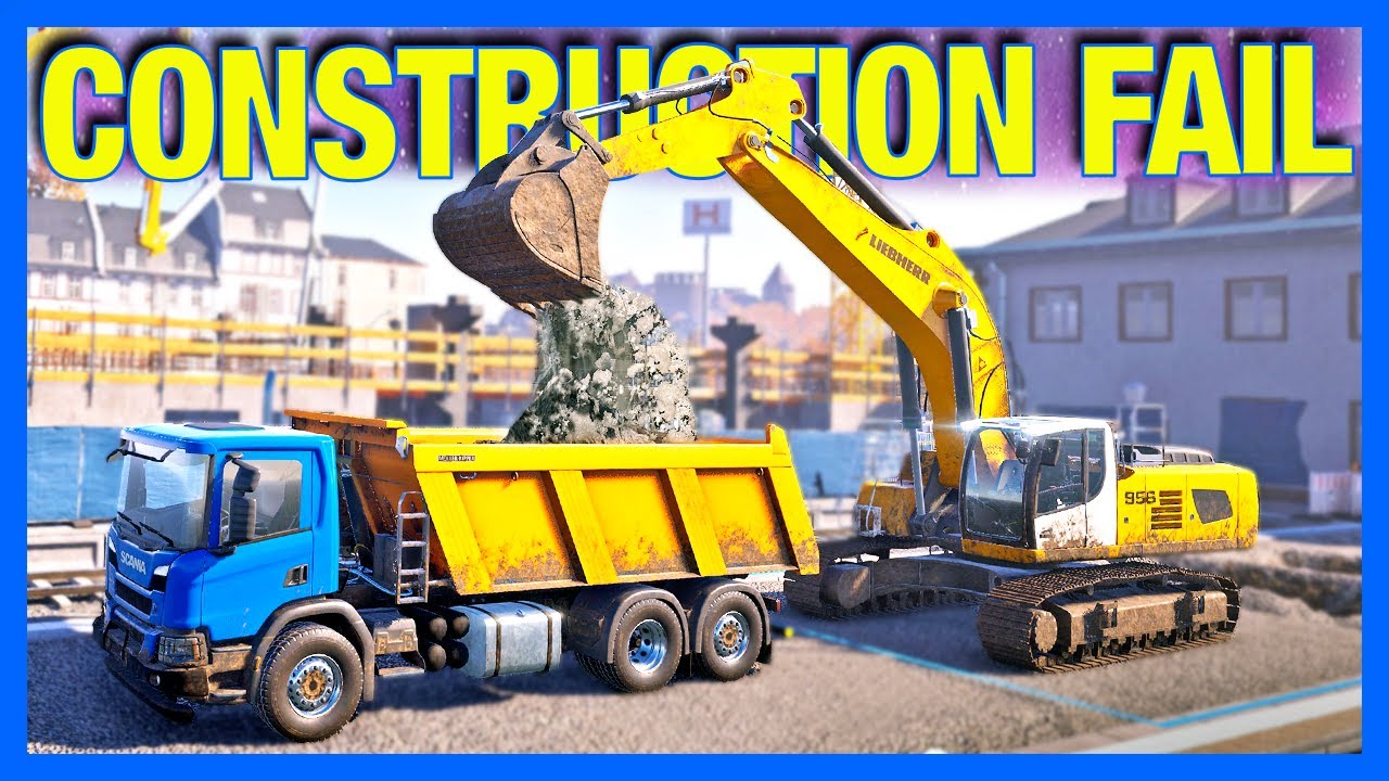 I Made The World's Worst Construction Company in Construction Simulator - YouTube