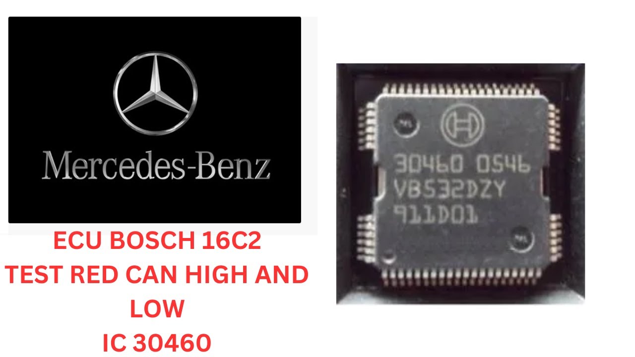 BOSCH ECU 16C2 0281011917 A6481500979 MERCEDES BENZ RED CAN HIGH RED ...