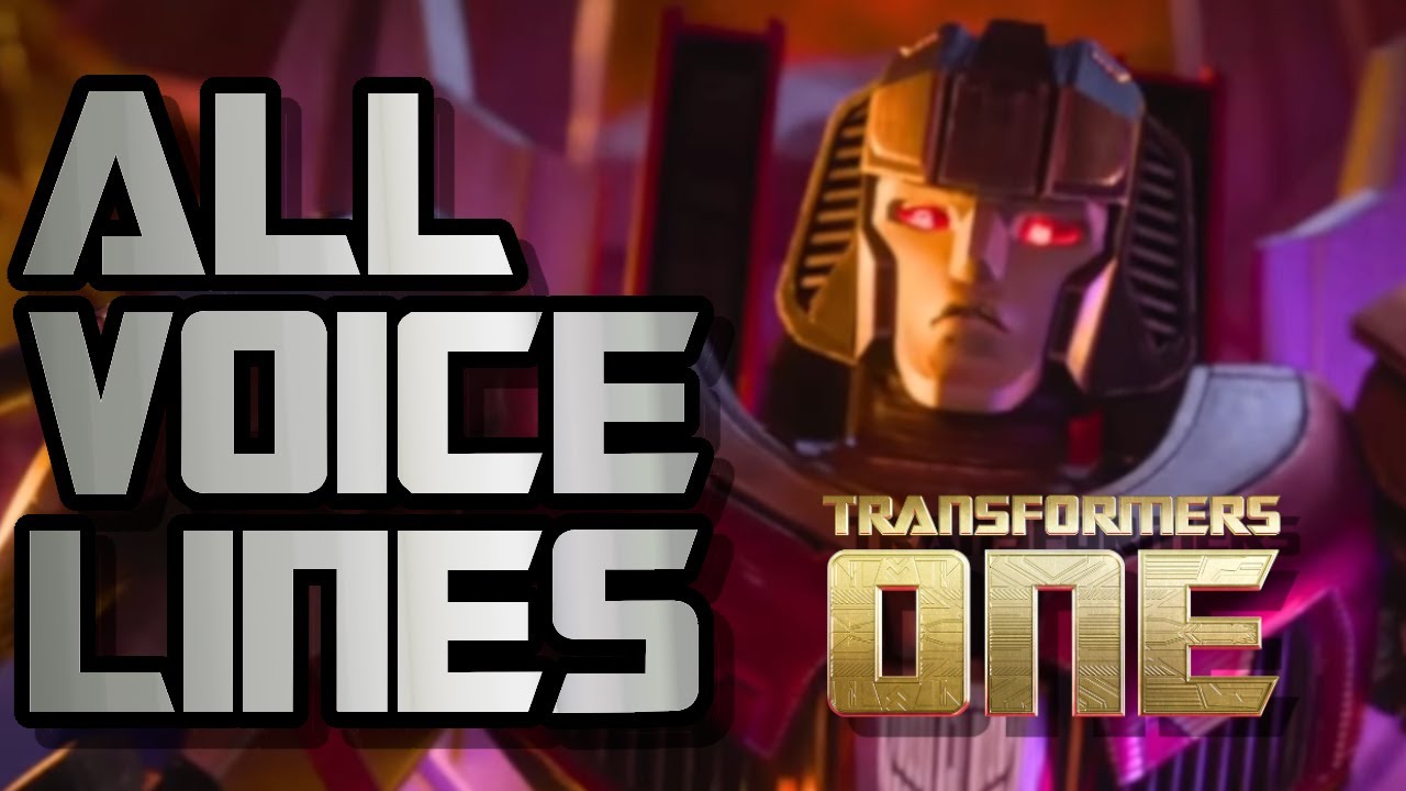 I voice EVERY Starscream Line in the Transformers ONE Trailers - YouTube