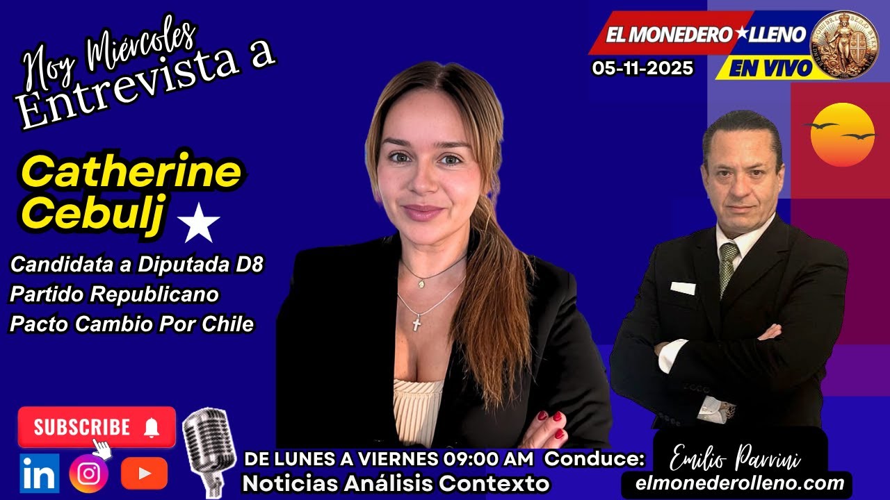 🔴¡El Monedero Lleno En Vivo!🎙: Entrevista exclusiva a Catherine Cebulj ...