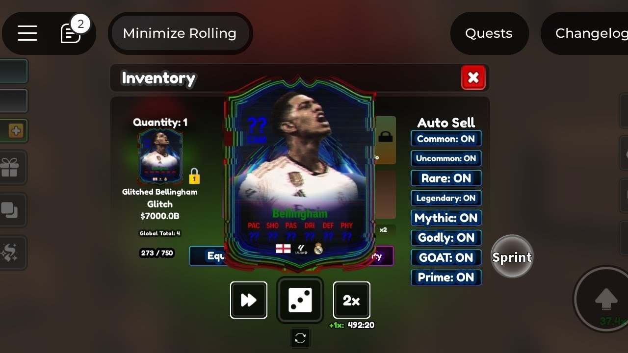 ROBLOX | My Inventory In Football RNG (Part 5) - YouTube