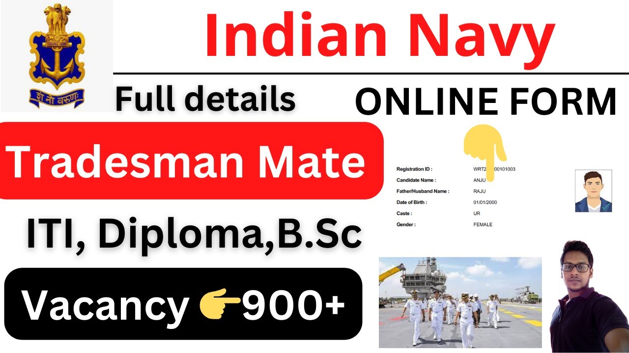 Indian Navy Recruitment 2023 | Indian Navy Tradesman Mate form ...