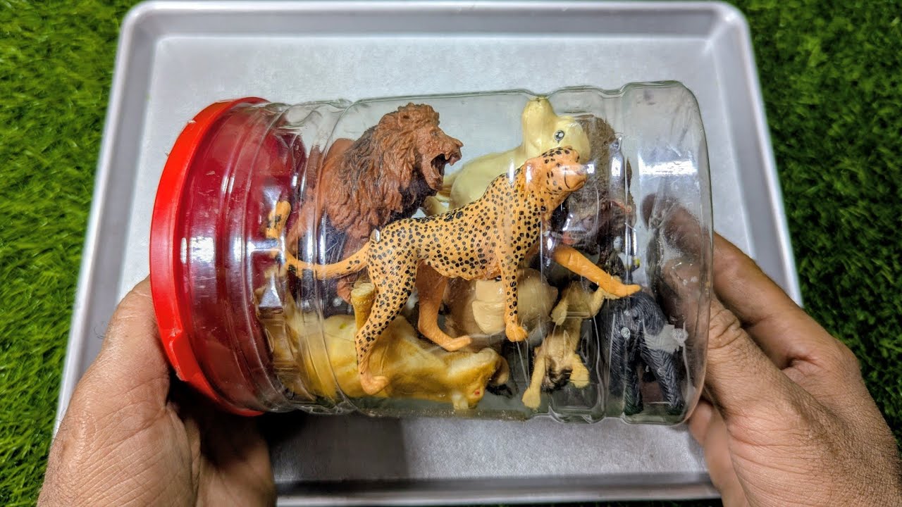 ASMR ]] 8:30 Minutes Satisfying Unboxing Animal Toy Collection! Cow ...