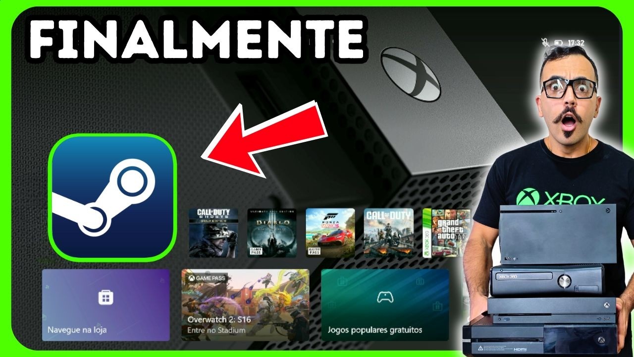 FINALMENTE como usar a STEAM no Xbox One e Xbox Series - YouTube