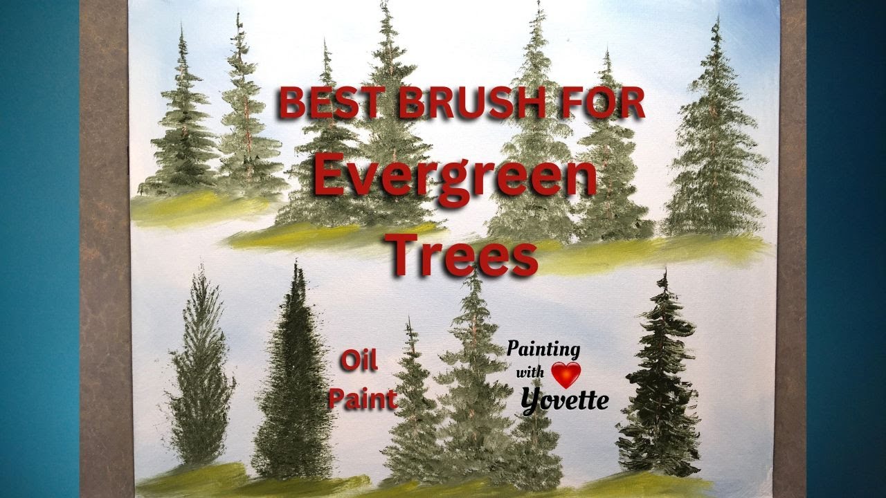 BEST BRUSH for Evergreen Trees // With Yovette - YouTube