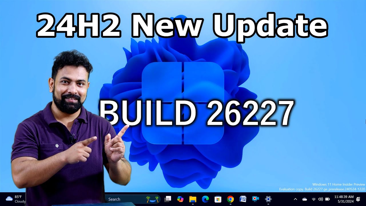 Windows 11 24h2 Build 26227 Update - New Copilot, New Emoji, New linked ...