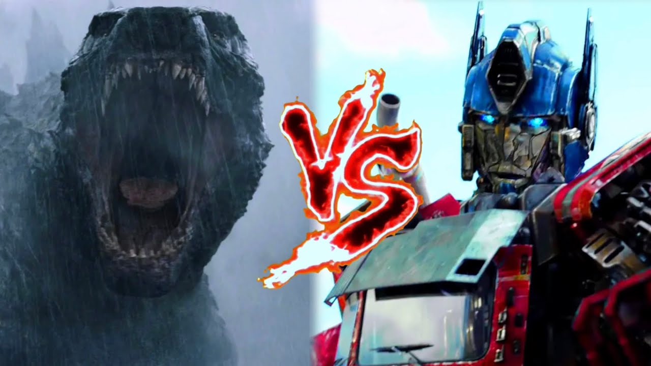 GODZILLA vs OPTIMUS PRIME - Epic Supercut Battle! - YouTube