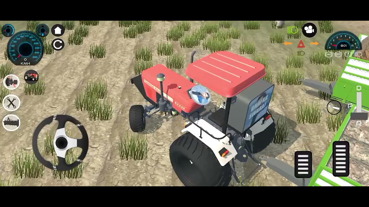new tractor game 🎮 #Indian tractor simulators 2 pura video dekhne👇👇👍 ...