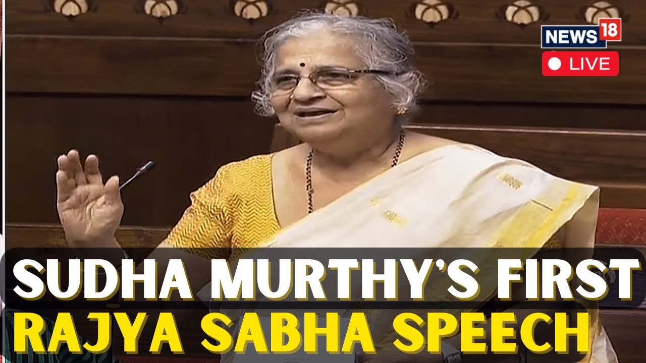 LIVE : MP Sudha Murthy Speaks On Cervical Cancel In Her First Speech In ...