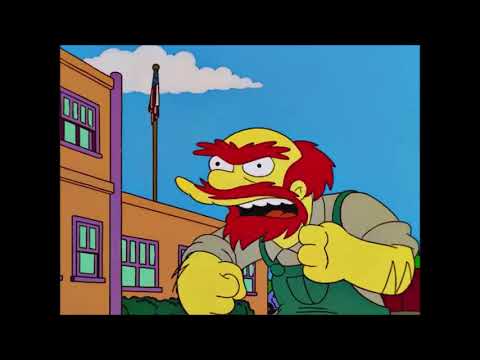 Groundskeeper Willie VS Sheamus - The Simpsons - YouTube