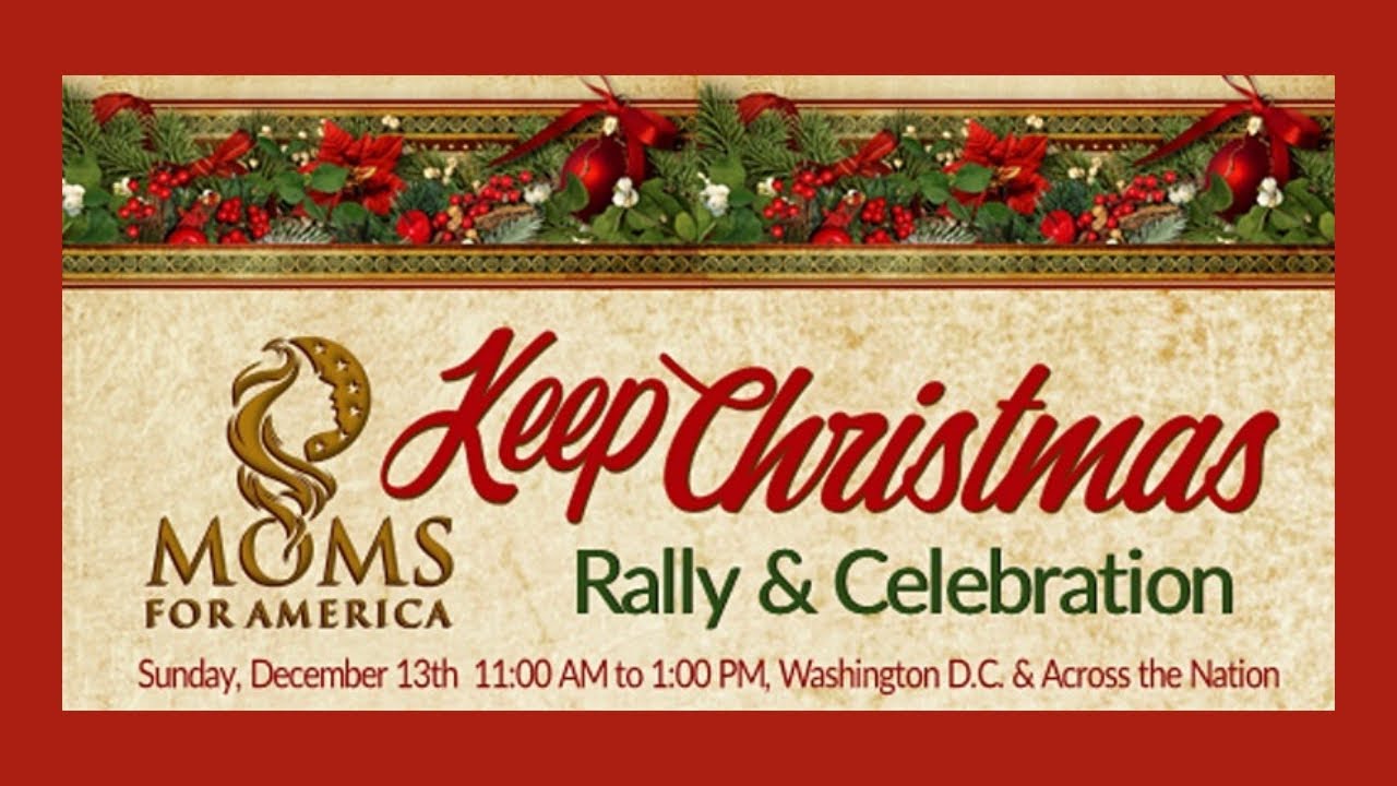🔴 LIVE: "Keep Christmas" Rally & Celebration from Washington, D.C ...