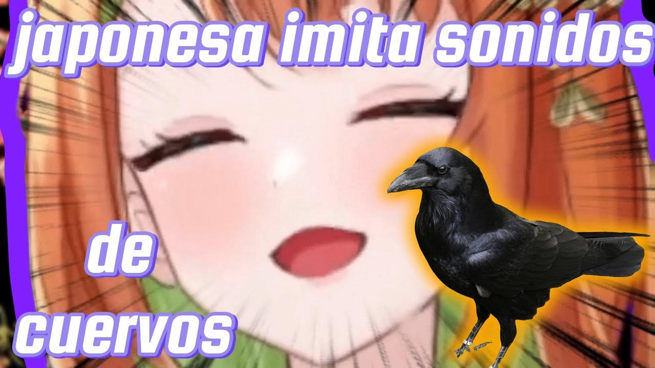 japonesa le encanta imitar sonidos de cuervos [iori teranami] - YouTube