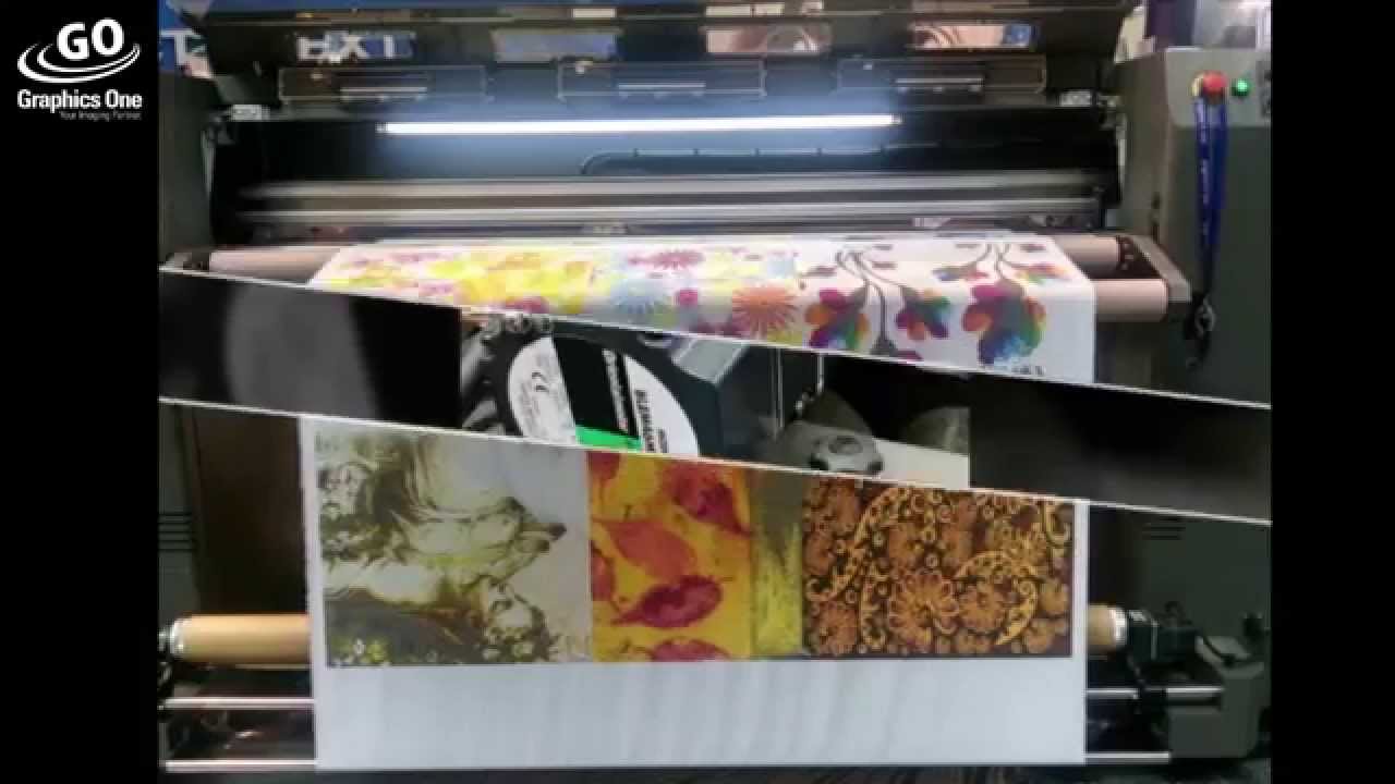 GoTx 1900 and 2600 Direct-to-Textile System at 2015 Fespa - YouTube