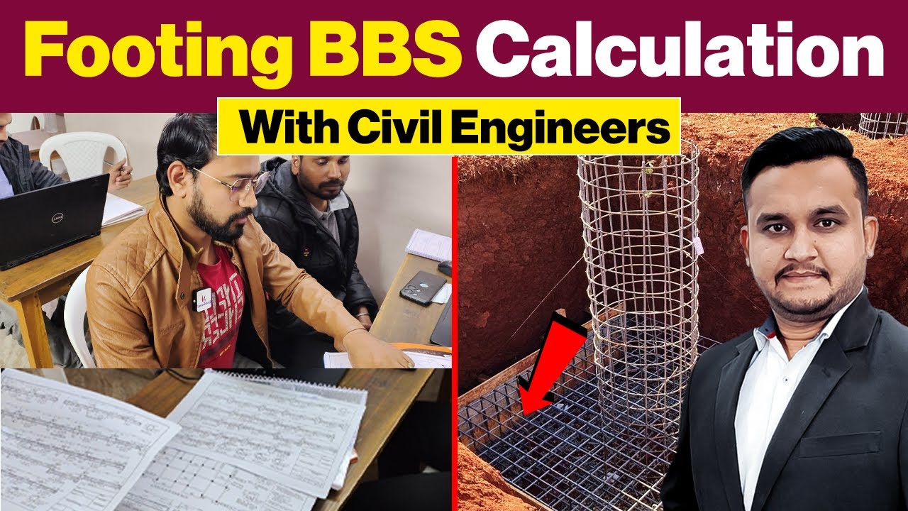 How to Calculate Bar Bending Schedule for Footing | Basic Guide BBS ...