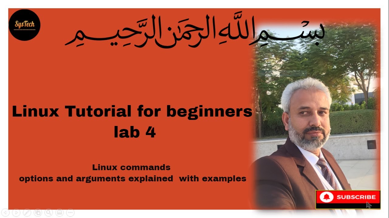 Linux Tutorial For Beginners Lab 4 Linux Commands Options And Arguments Explained With 8934