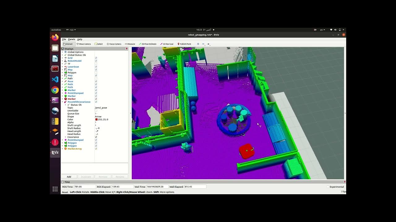 AMR - Autonomous Mapping using G-mapping and Octomaping Algorithms. - YouTube