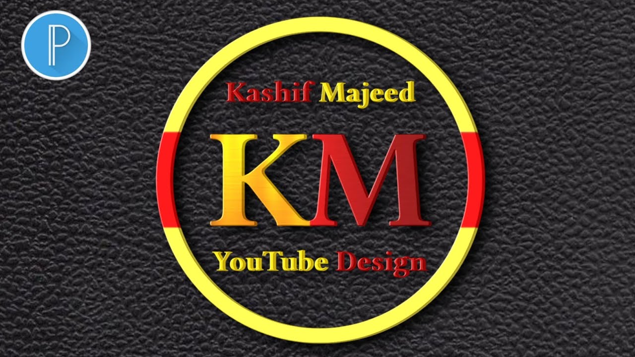KM Kashif Majeed Logo Design Pixellab | How To Design A Logo | Kashif ...