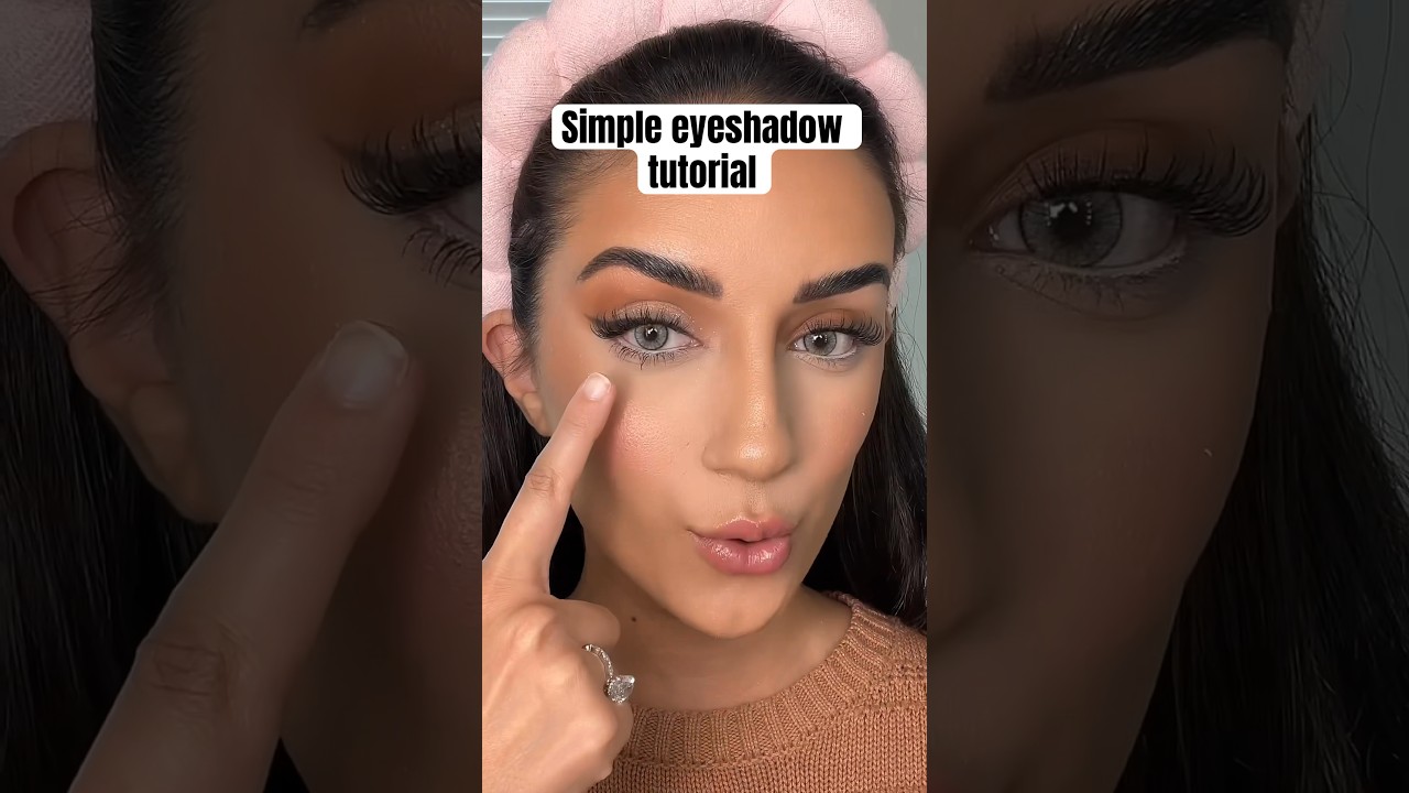SIMPLE EYESHADOW TUTORIAL🫶 - YouTube