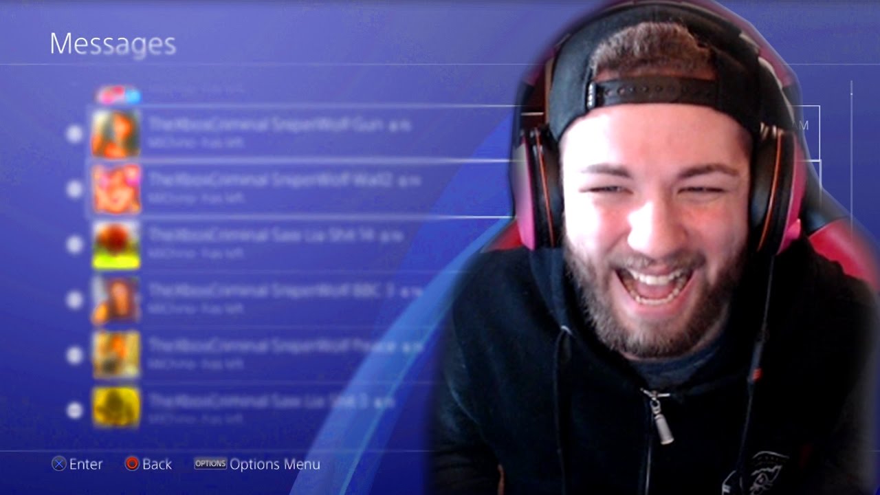 DISTURBING MESSAGES ON PLAYSTATION - YouTube