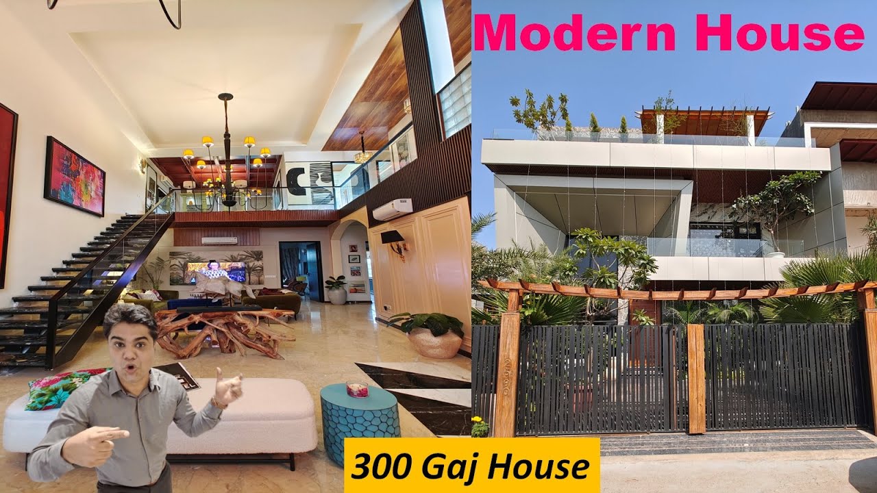 Modern 300 Gaj House Design | 300 Gaj House Design with Garden | 300 ...