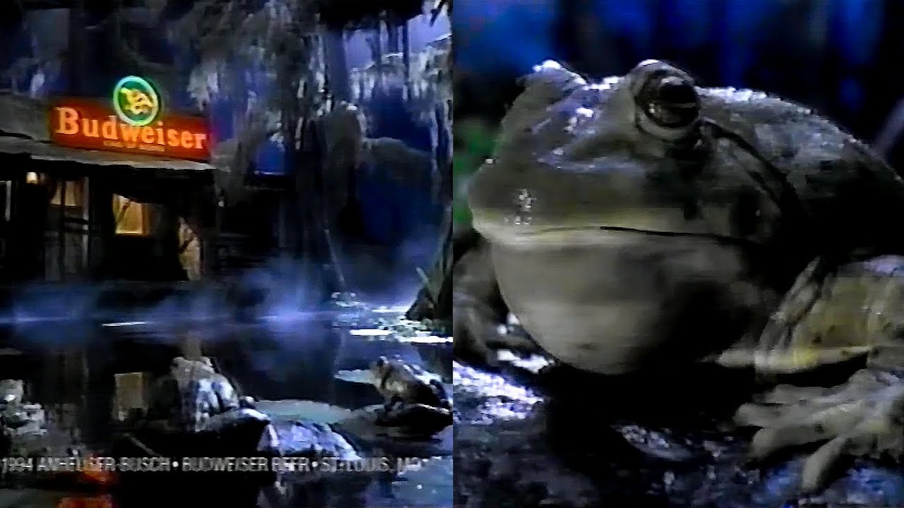 1995 Original Budweiser Frogs Super Bowl Commercial | Bud - Weis - Er ...