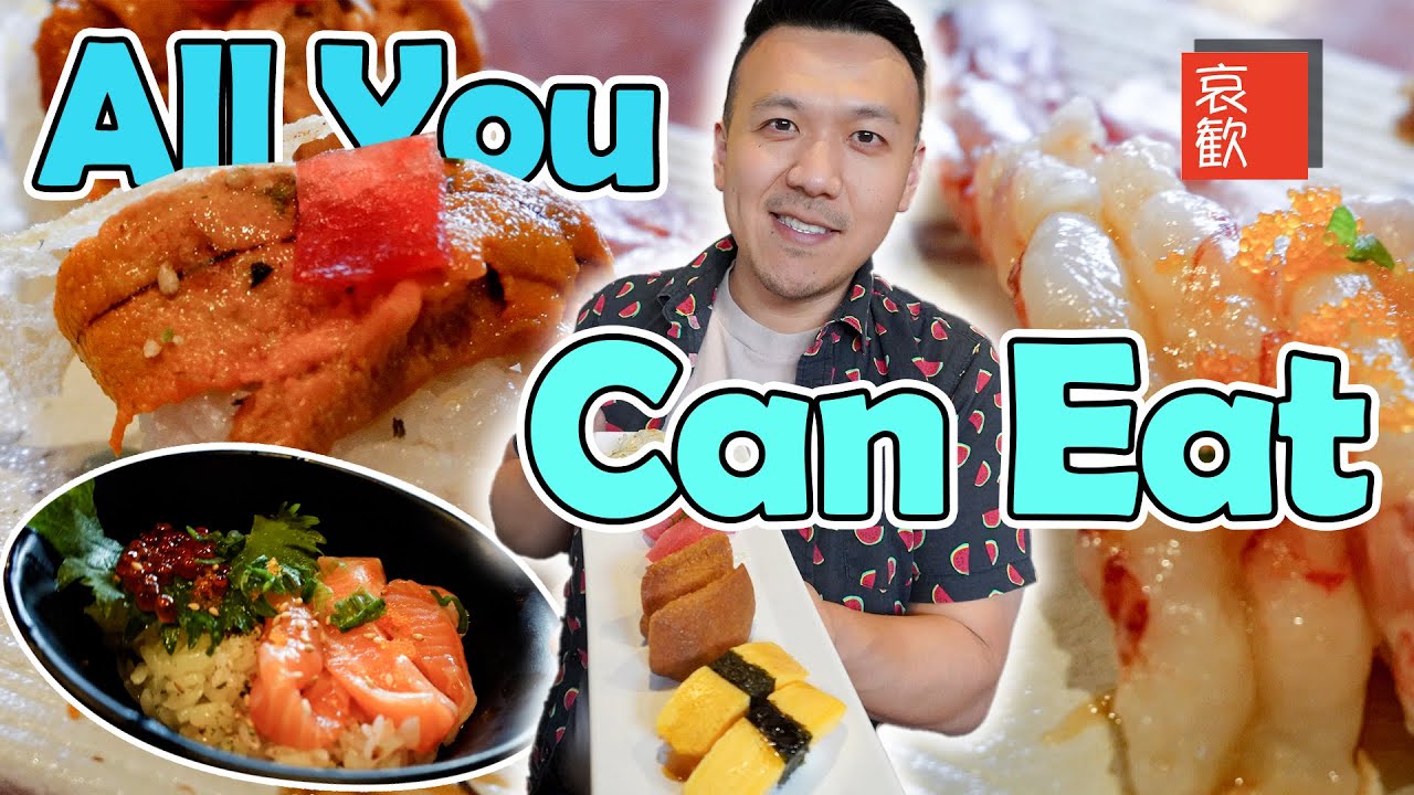 Try ALL YOU CAN EAT Aikan Sushi - YouTube