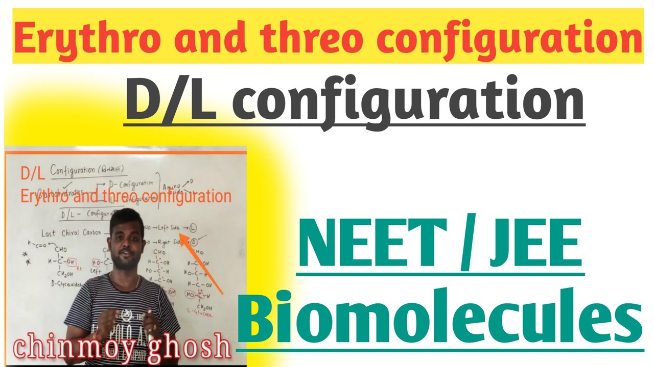 Erythro and threo configuration/ D-L configuration/ How to identify ...