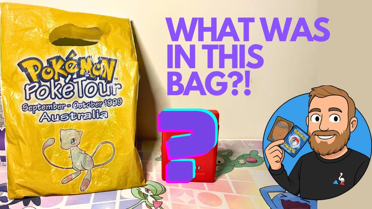 What Did I Find in This Pokémon Bag from almost 30 years ago?! 😱 - YouTube