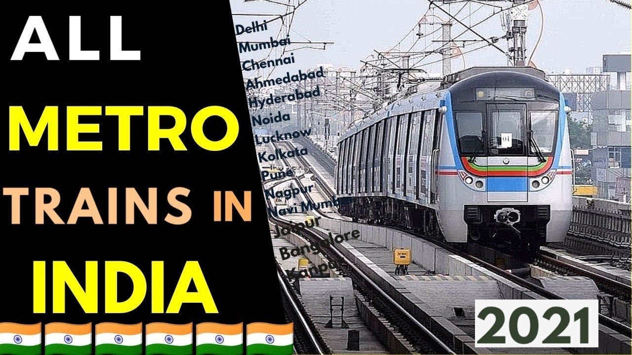 All Metro Train's In India| Metro In India | Delhi Metro | Mumbai Metro ...