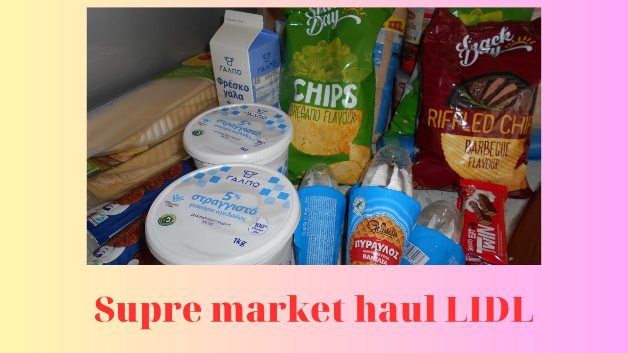 Super market haul LIDL - Xara's haul and vlog - YouTube
