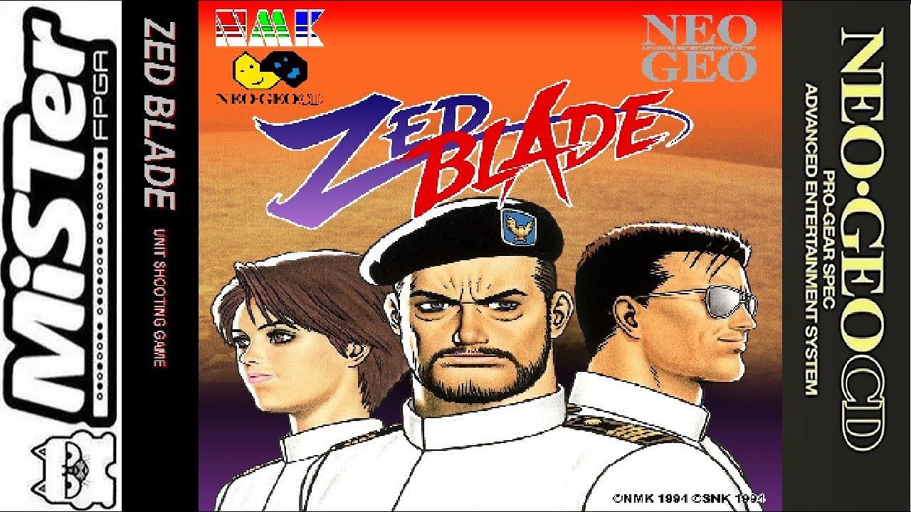 ZED BLADE---NEO GEO CD (RetroTINK-4K//MiSTer FPGA) - YouTube