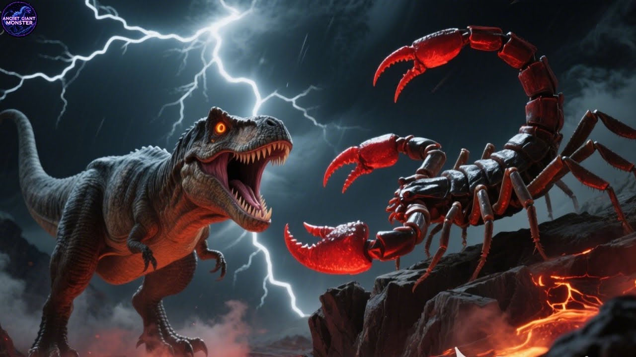 🦖 Jungle of Doom: T-Rex vs Giant Scorpion & Serpent Showdown! - YouTube