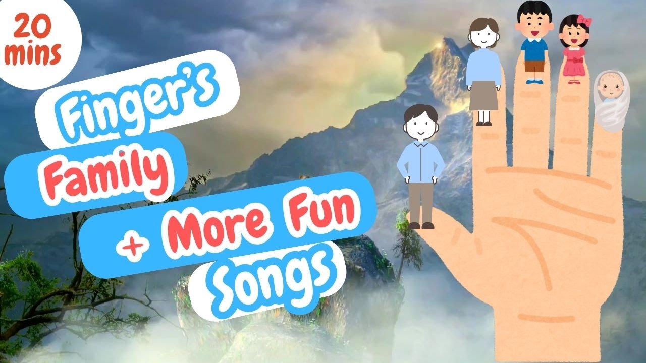 Finger's Family + Numbers + Addition & Kids Songs Compilation (20min ...