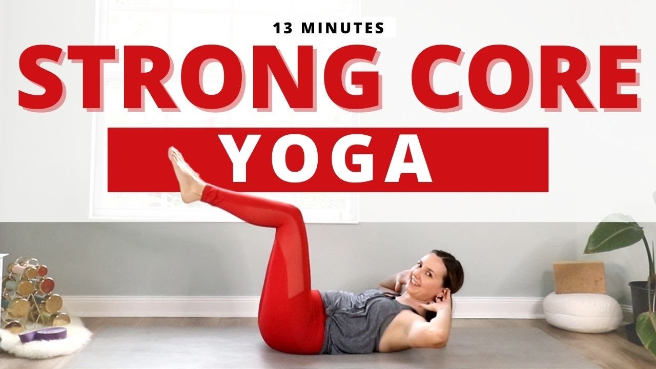Strong Yoga Core | 10-minute yoga inspired core class for toned abs and ...