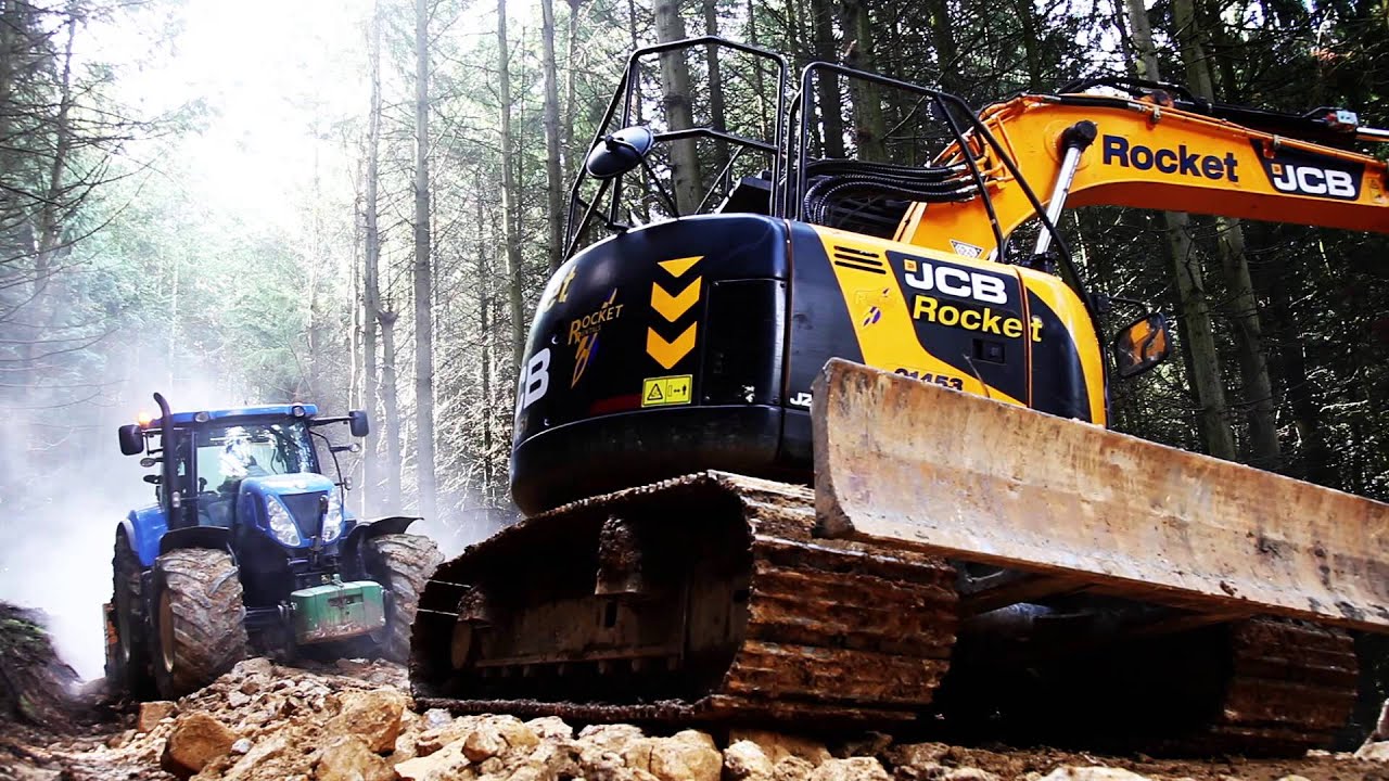 Renutrack | Forest road building - YouTube