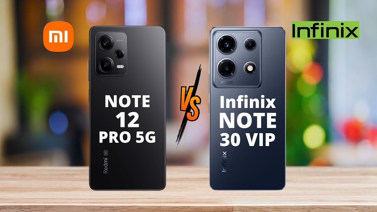Redmi Note 12 Pro 5G vs Infinix Note 30 VIP - YouTube