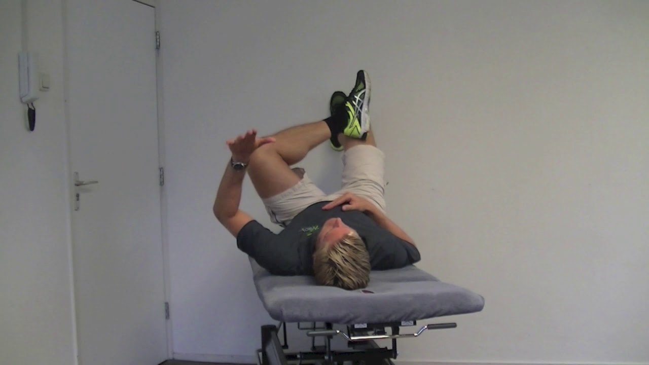 Rekken bilspier (piriformis) bij bilpijn of bekkenklachten (SI) - YouTube