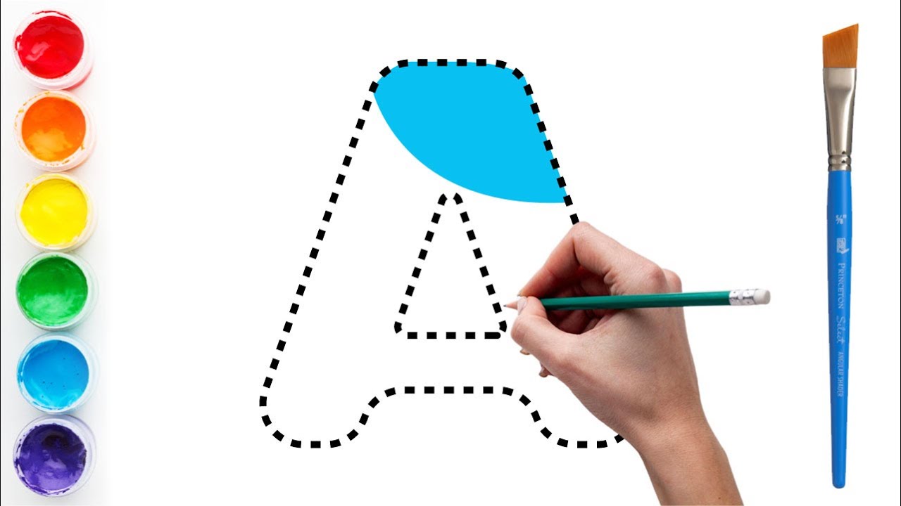 ABCD Alphabets.kids drawing and alphabets learning.counting numbers and ...